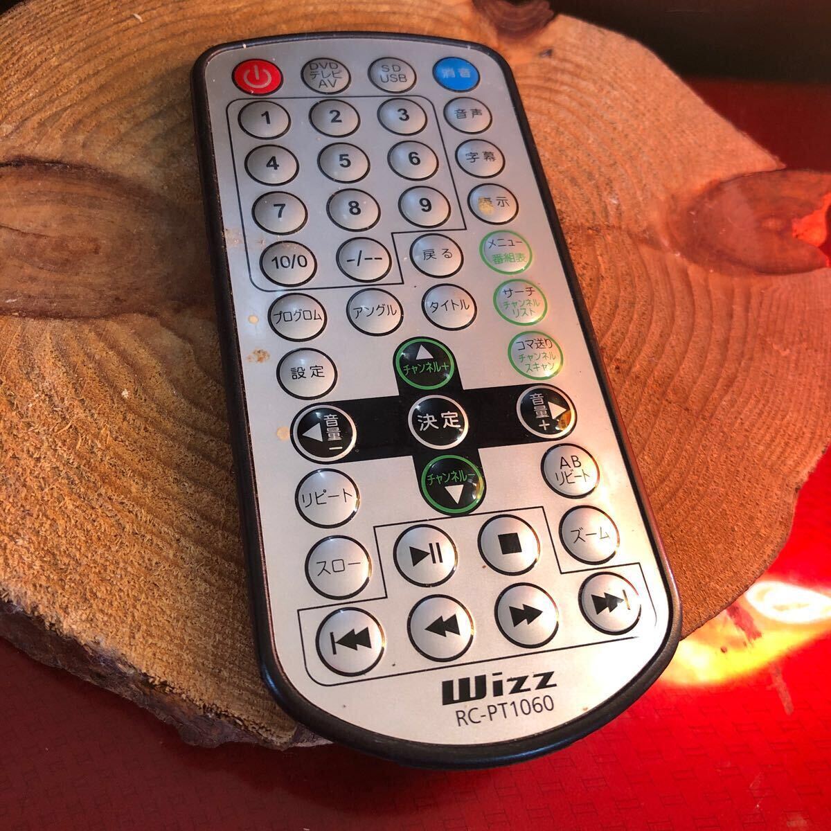 Yahoo!オークション - 【Wizz RC-PT1060 DVDリモコン 】中古 保管品 薄...