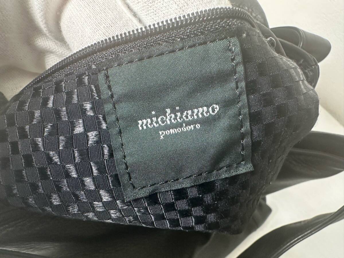 Yahoo!オークション - 1円～美品 michiamo ミキアモ ハンドバッグ ブラ...