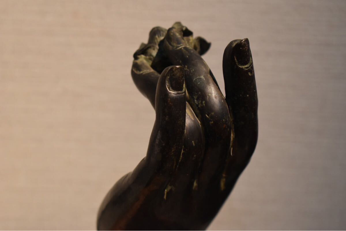 Yahoo!オークション - 【GE】Y77【コレクター所蔵品】時代 銅佛手/仏教...