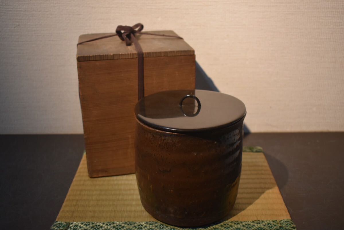 Yahoo!オークション - 【GE】Y96【コレクター所蔵品】時代 古瀬戸水指/...