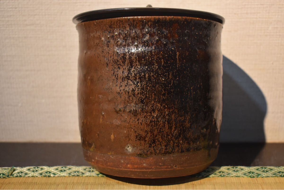 Yahoo!オークション - 【GE】Y96【コレクター所蔵品】時代 古瀬戸水指/...