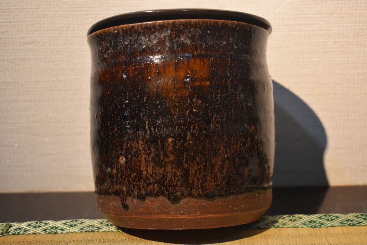 Yahoo!オークション - 【GE】Y96【コレクター所蔵品】時代 古瀬戸水指/...