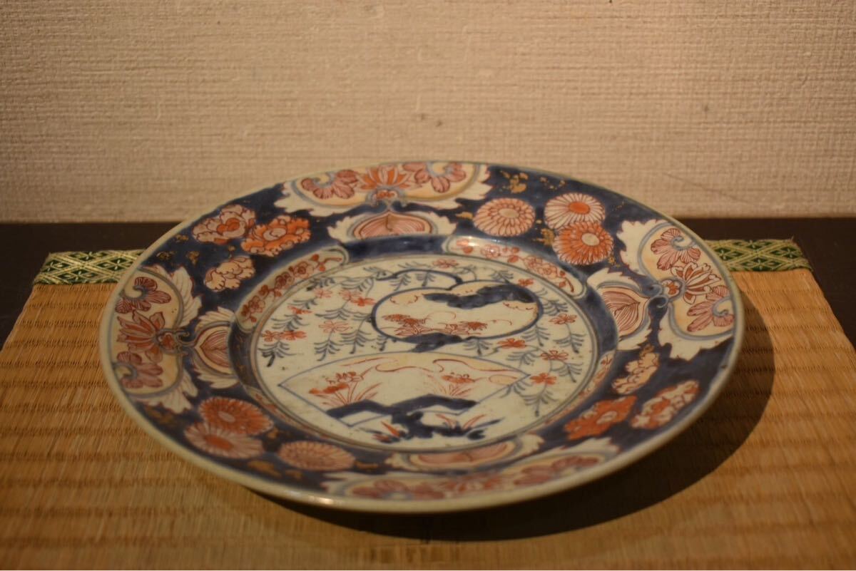 Yahoo!オークション - 【GE】Y109【コレクター所蔵品】時代 伊万里皿/...