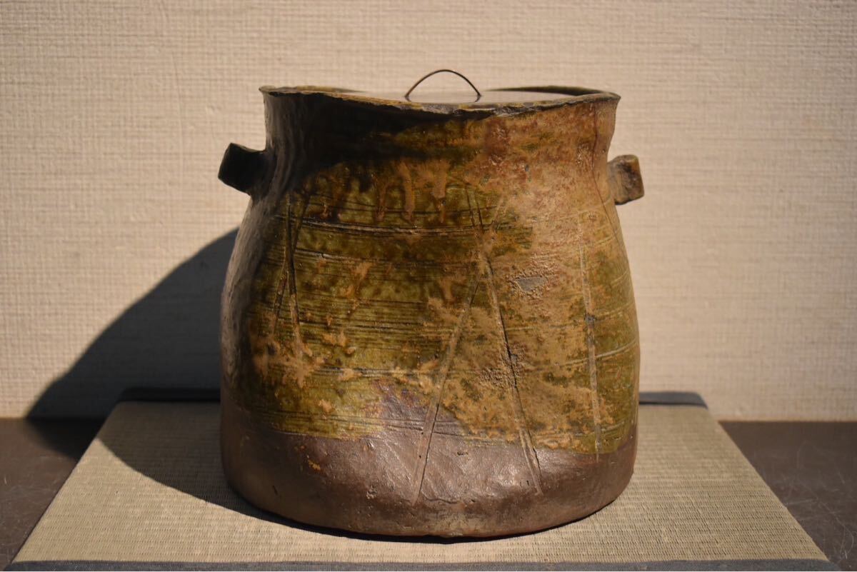 Yahoo!オークション - 【GE】Z71【コレクター所蔵品】時代 備前水指/日...