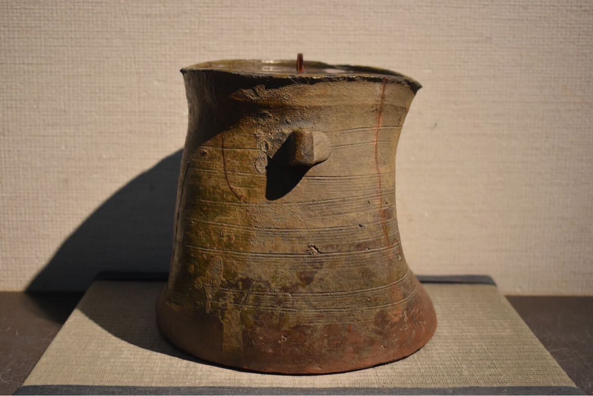 Yahoo!オークション - 【GE】Z71【コレクター所蔵品】時代 備前水指/日...