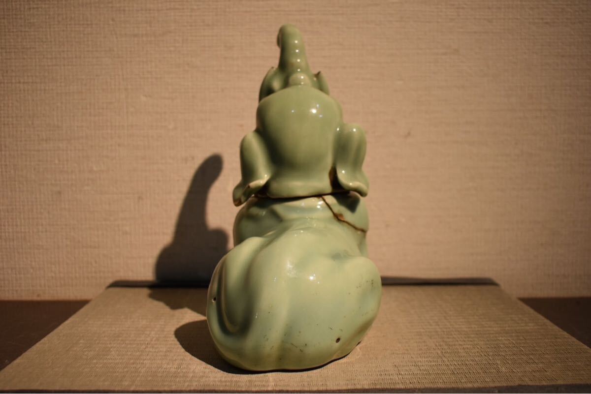 Yahoo!オークション - 【GE】E74【コレクター所蔵品】時代 鍋島青磁象...