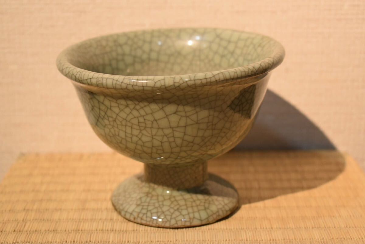 Yahoo!オークション - 【GE】M71【コレクター所蔵品】時代 哥窯杯/中国...