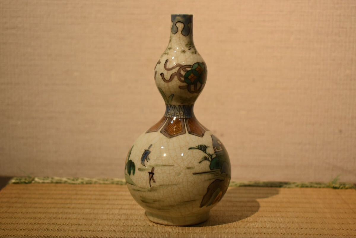 Yahoo!オークション - 【GE】M93【コレクター所蔵品】時代 古九谷徳利/...