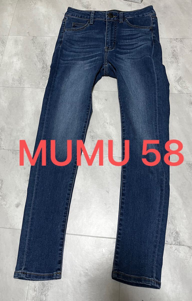 Yahoo!オークション - しまむら MUMU ジーンズ デニム ジーパン レディ...