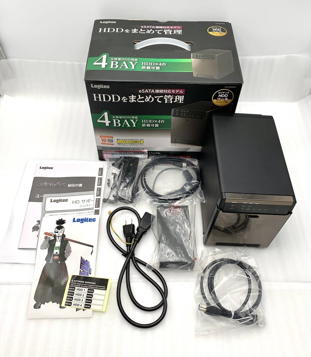 Yahoo!オークション - ロジテック Logitec LGB-4BNHEU3 HDDケース 3.5...