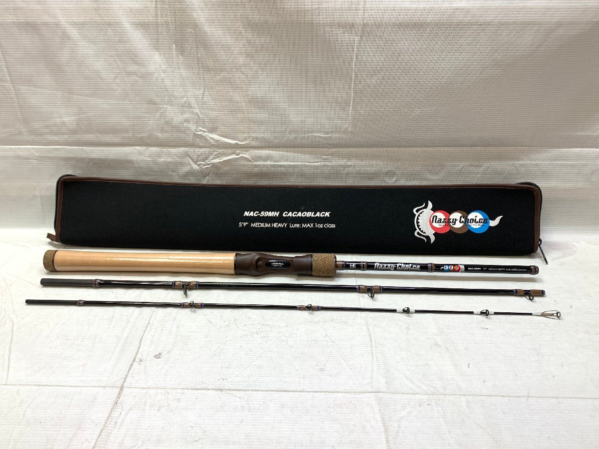 JACKALL ジャッカル Nazzy Choice ナジーチョイス NAC-59MH カカオブラック ベイトロッド 釣り 釣具 フィッシング 良品 61-0103-2E1(ルアーロッド ...