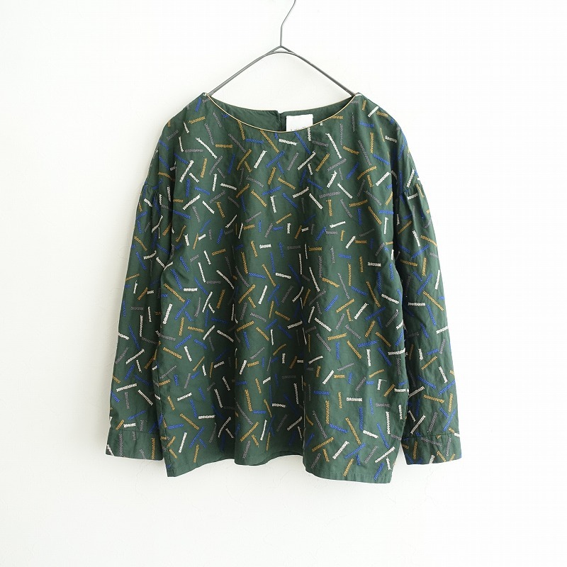 ミナペルホネンランドリー mina perhonen laundry light stickエンブロイダリープルオーバーブラウス 38 2-2412-403 31A52(ミナ ペルホネン ...