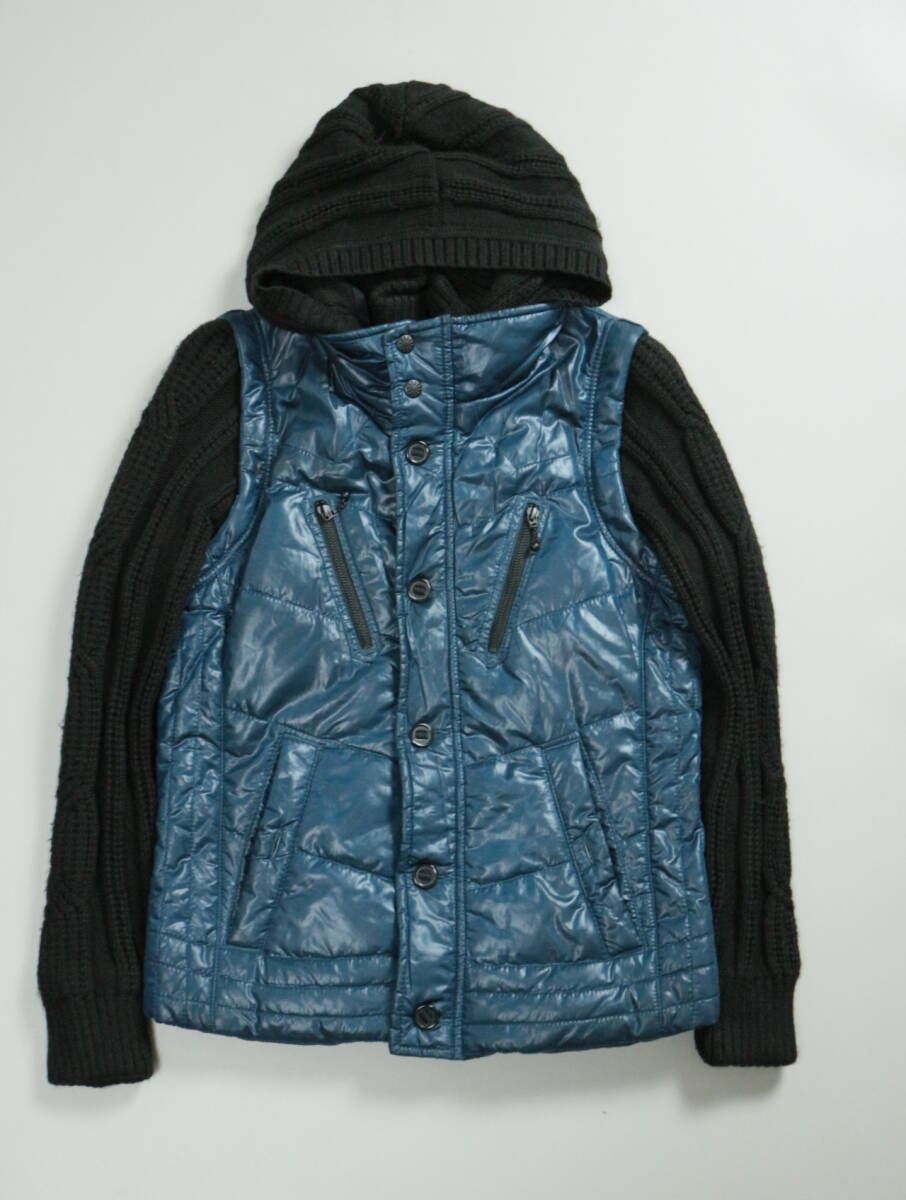 Yahoo!オークション - X817/HIDEAWAYS/NICOLE/ニコル/袖ニット/中綿ジ...