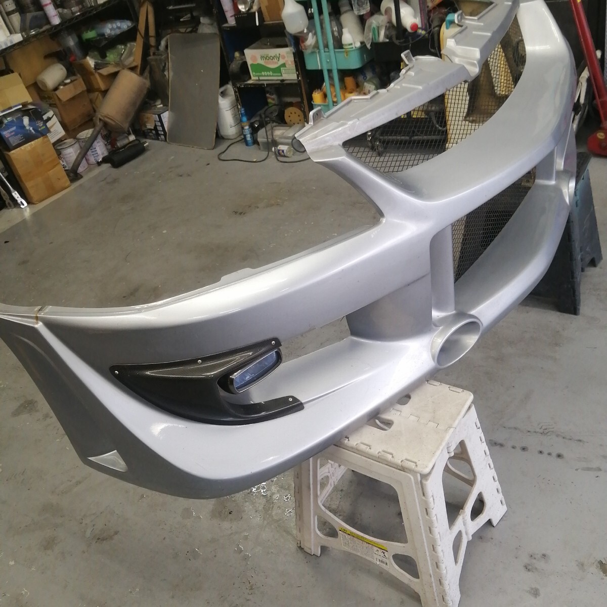 Yahoo!オークション - ランサーエボリューション9 DAMD フロントバンパ...