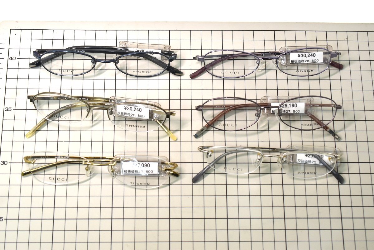 Yahoo!オークション - (9-29869)13点 グッチ GUCCI 眼鏡フレーム サン...