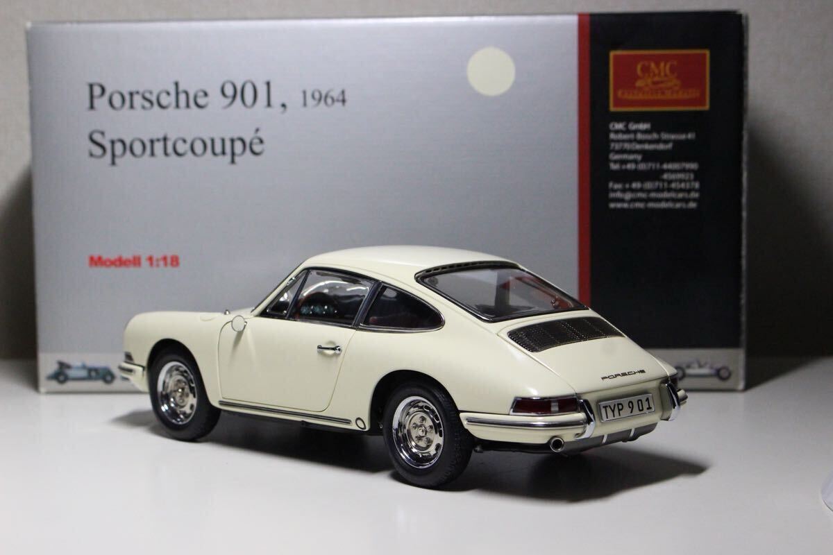 Yahoo!オークション - 1/18 CMC Porsche 901 1964 light-ivory M-067C ...