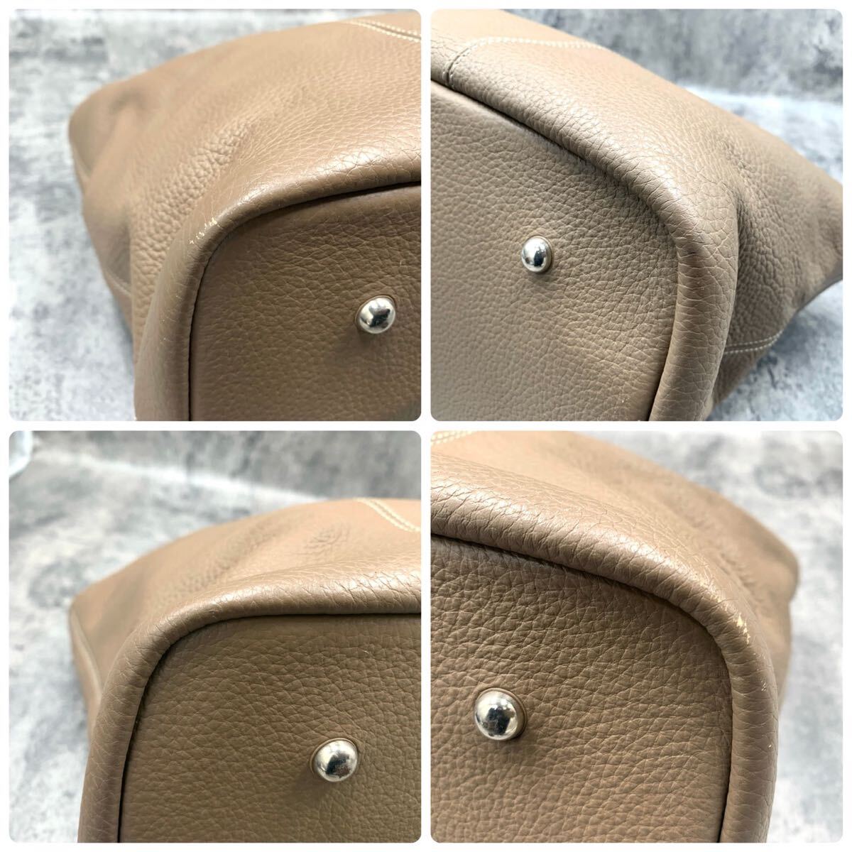 Yahoo!オークション - 極美品 BEAMS トートバッグレザー ビジネス A4可...