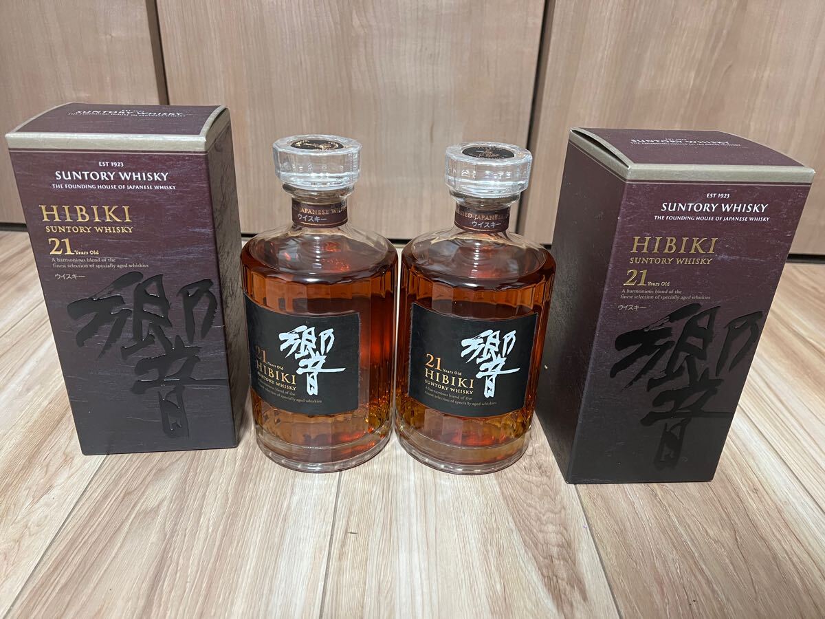 Yahoo!オークション - サントリーSUNTORY 響21年箱付き WHISKY HIBIKI ...