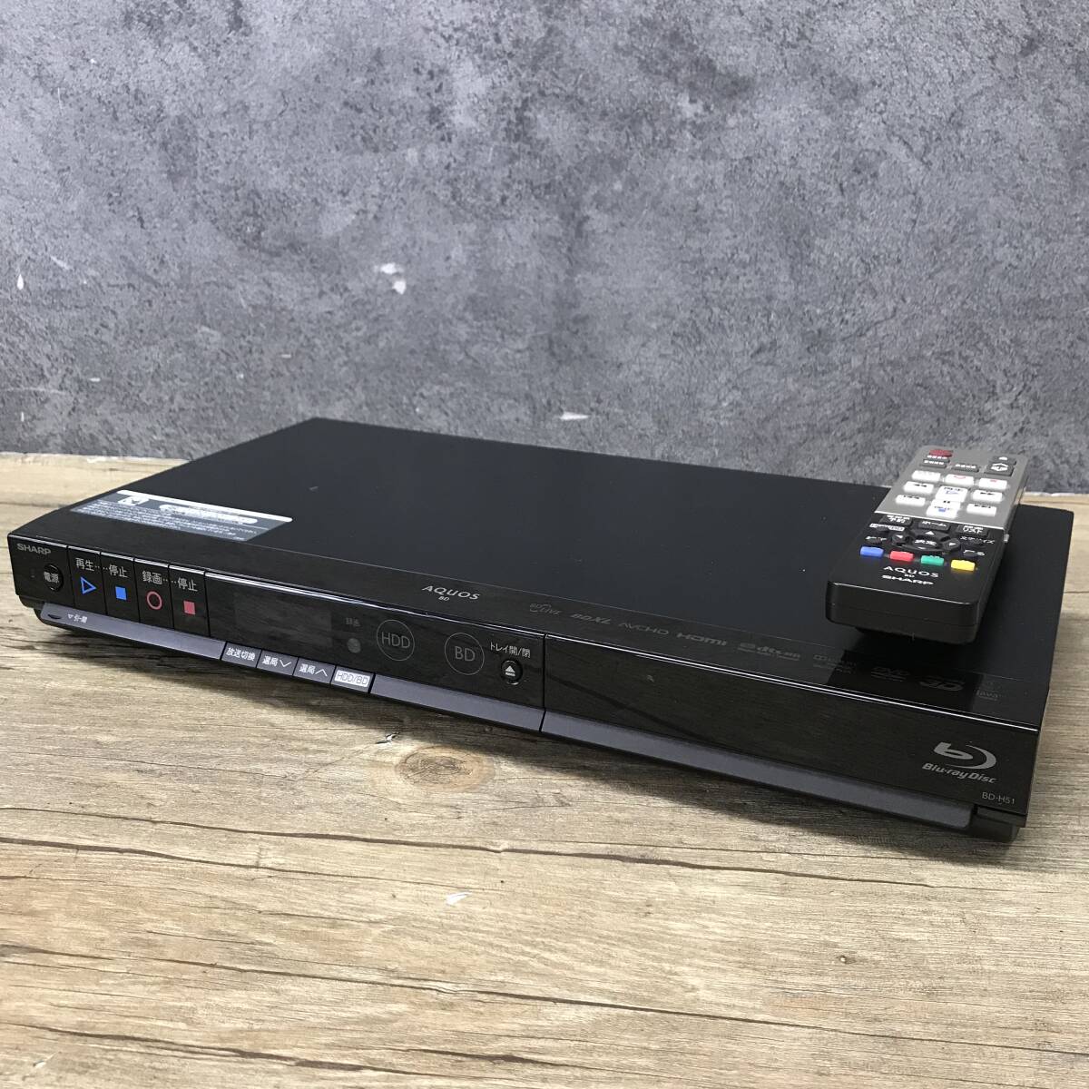 SHARP シャープ ブルーレイディスクレコーダー BD-H51 2012年製 25a菊MZ(シャープ)｜売買されたオークション情報、yahooの商品情報をアーカイブ公開 - オークファン ...