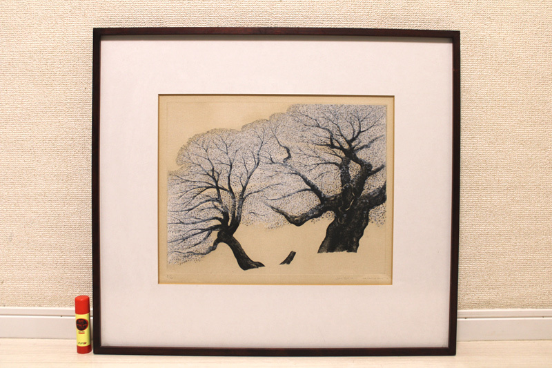 Yahoo!オークション - 【真作保証】木村茂「臥龍の桜」銅版画 限定ED5/...