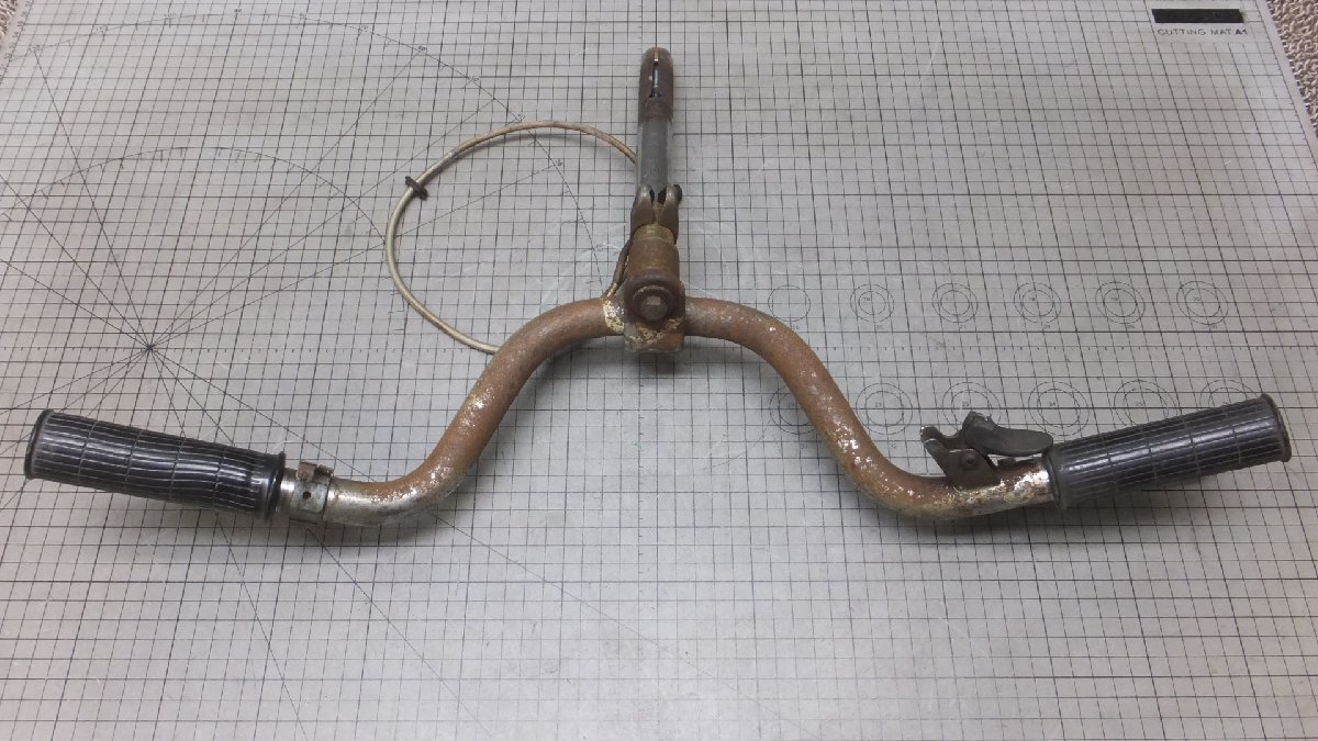 Yahoo!オークション - WJ リトルホンダ PC50 ハンドルバー レバー ブレ...