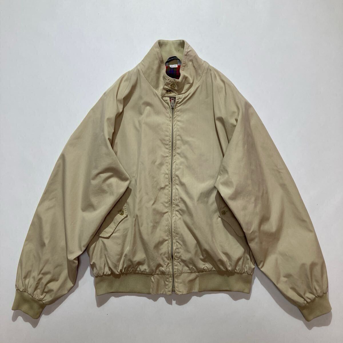 70s 80s イングランド製 バラクータ G9 ハリントンジャケット 40 ベージュ ビンテージ チェック フルジップ ビッグサイズ スイングトップ(Lサイズ)｜売買されたオークション情報 ...