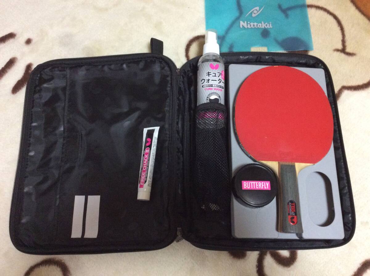 Yahoo!オークション - バタフライ TB5-FL 5枚合板 ラバー ケース クリ...