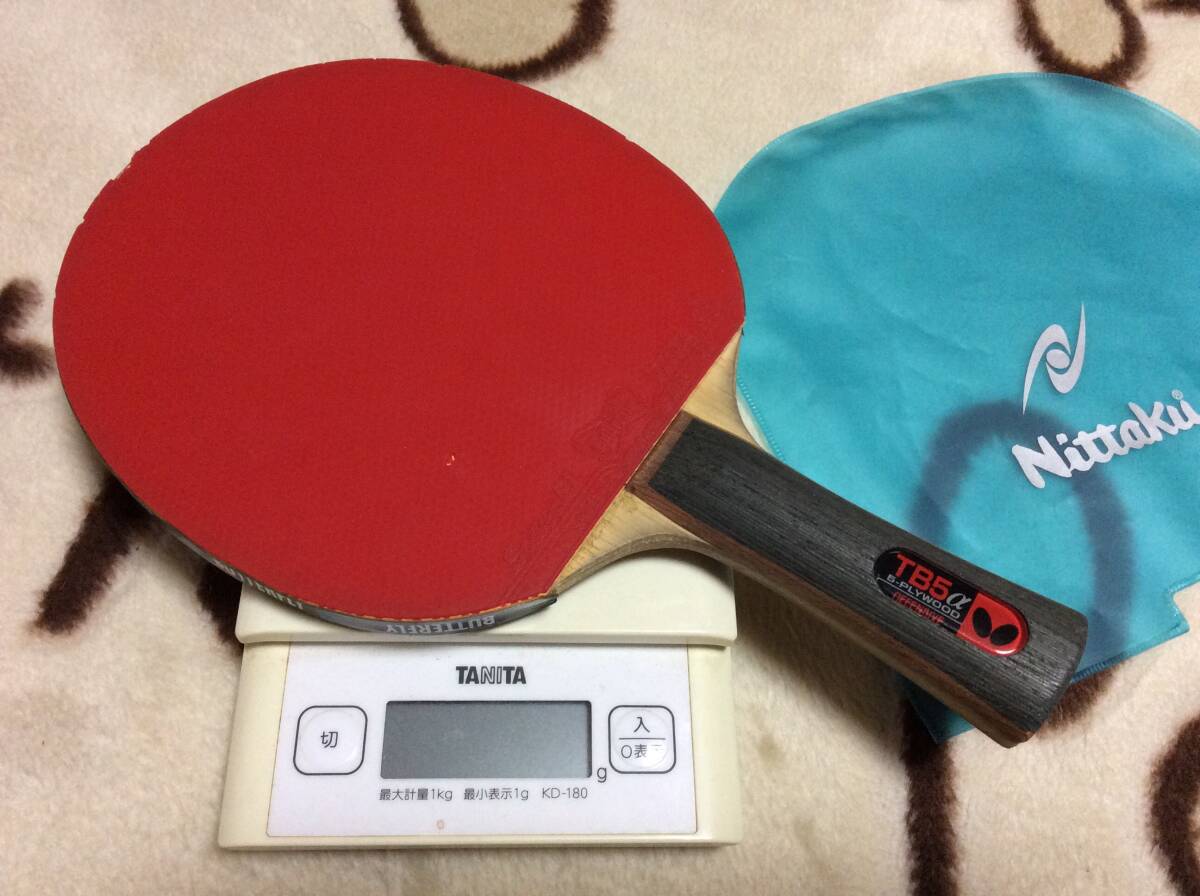 Yahoo!オークション - バタフライ TB5-FL 5枚合板 ラバー ケース クリ...