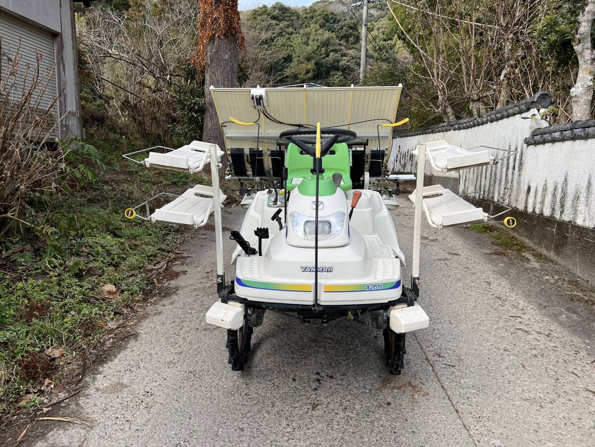 Yahoo!オークション - 福岡～ ヤンマー 田植機 Pe-1X 4条植え 小旋回 ...