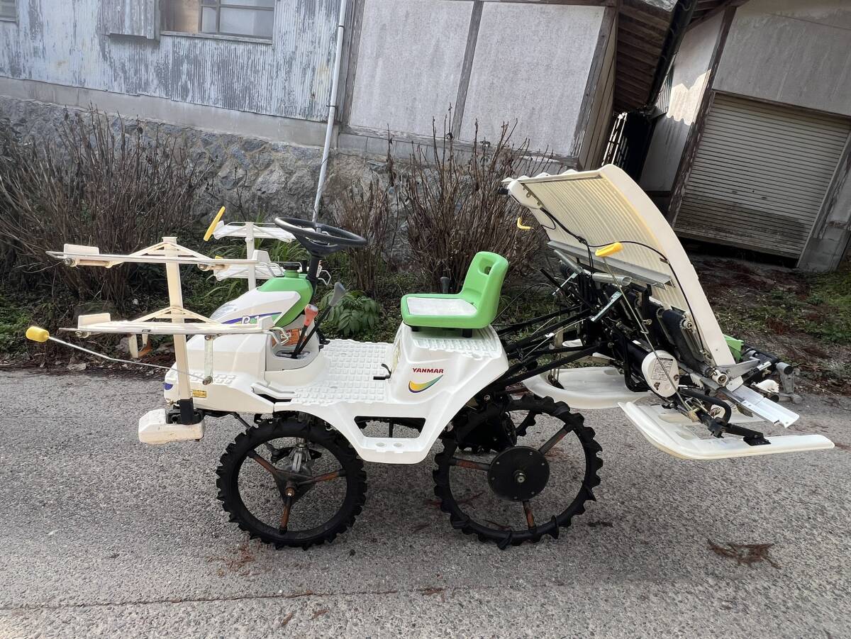 福岡 ヤンマー 田植機 Pe-1X 4条植え 小旋回 クランク式(車体)｜売買されたオークション情報、yahooの商品情報をアーカイブ公開 - オークファン（aucfan.com）
