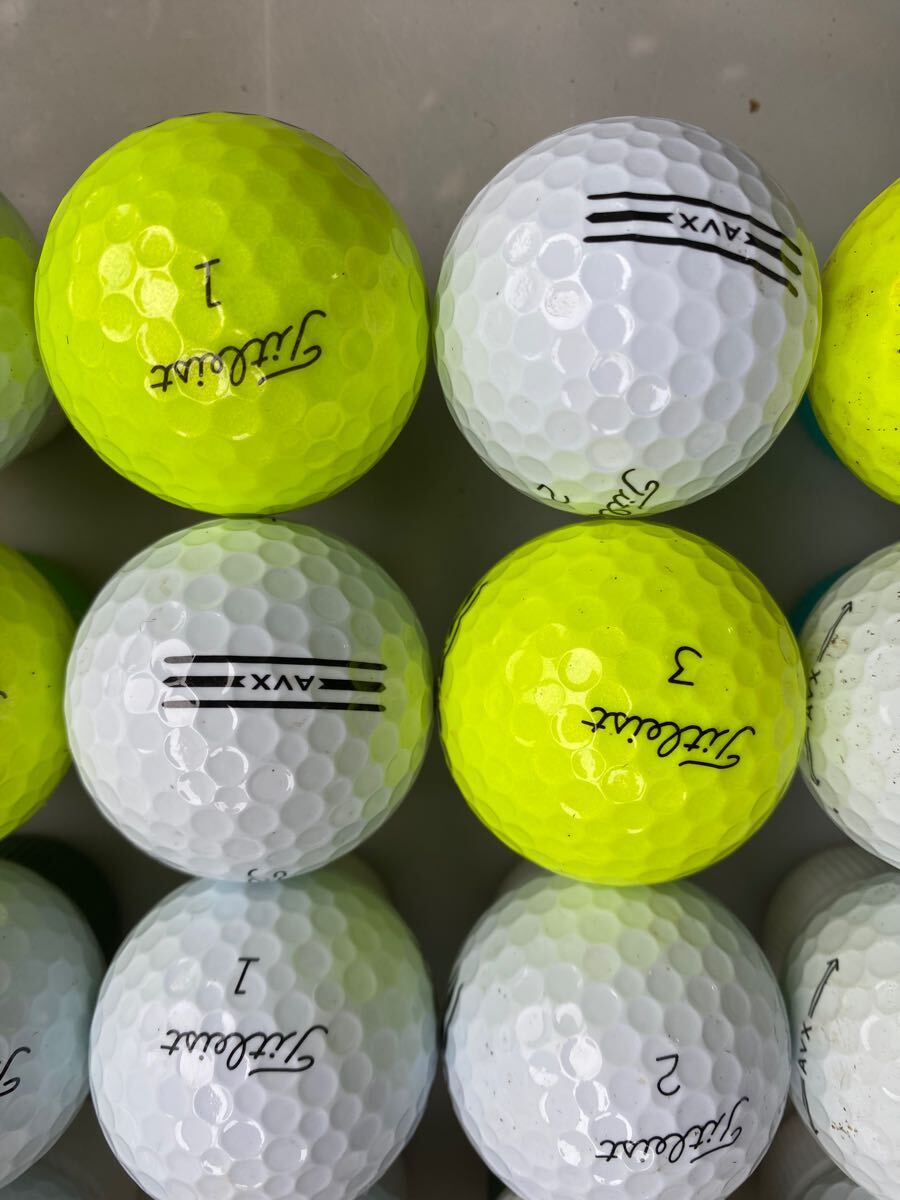 Yahoo!オークション - 高品質ロストボールタイトリストAVX 20こ