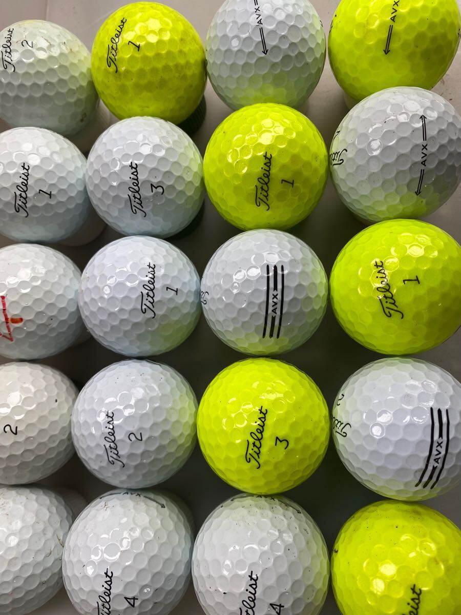Yahoo!オークション - 高品質ロストボールタイトリストAVX 20こ