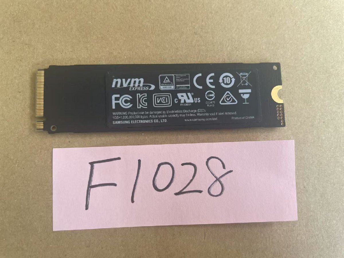 Yahoo!オークション - 送料無料 SAMSUNG NVMe SSD 960 EVO 1TB 使用時...