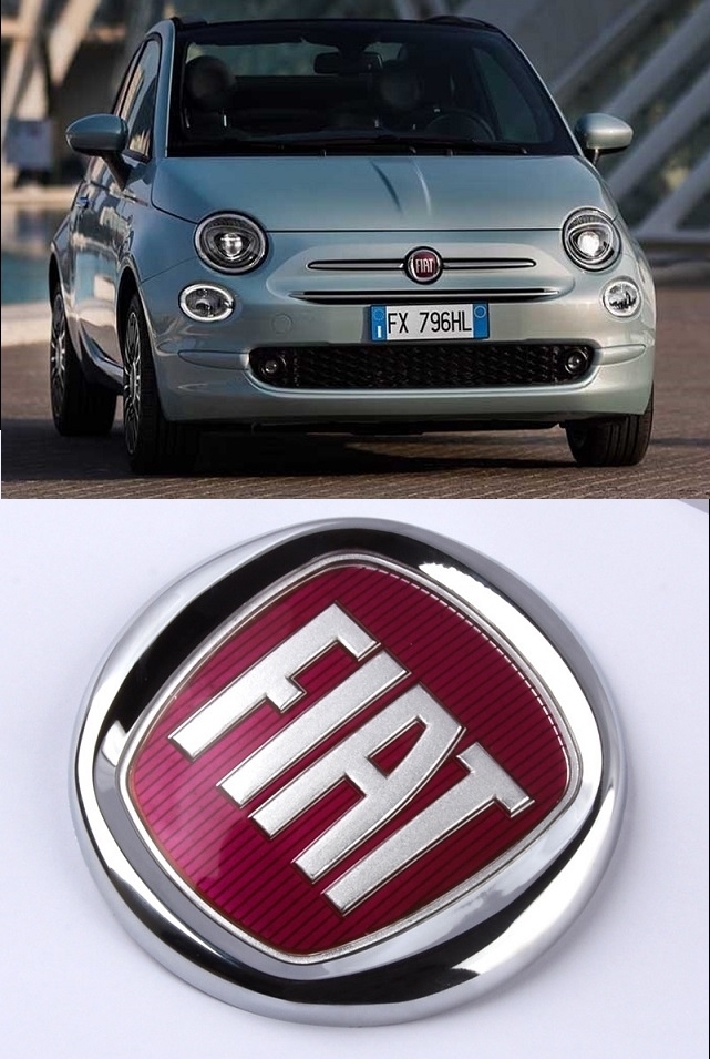 Yahoo!オークション - フィアット500 FIAT フロントエンブレム