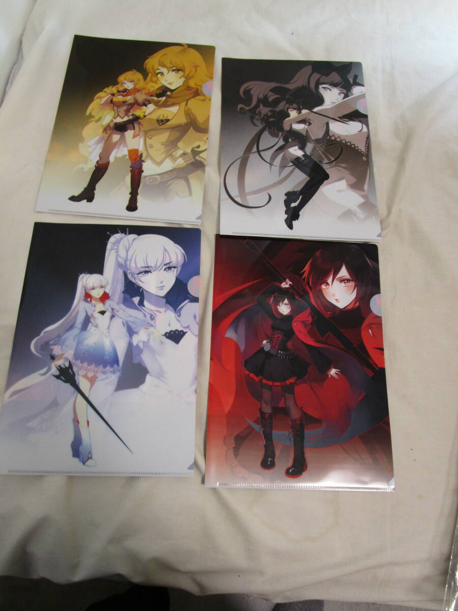 Yahoo!オークション - 【あ9869】RWBY A4クリアファイル 4枚...