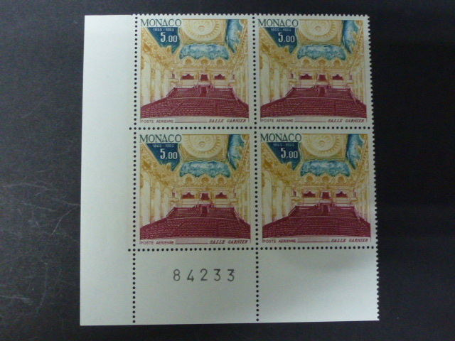 Yahoo!オークション - T-105 モナコ切手 モンテカルロ歌劇場 ガルニエ...