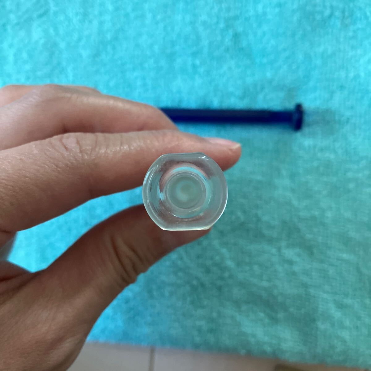 Yahoo!オークション - ガラス製注射器 2cc 中古品 ブルーシリンジ 昭和...