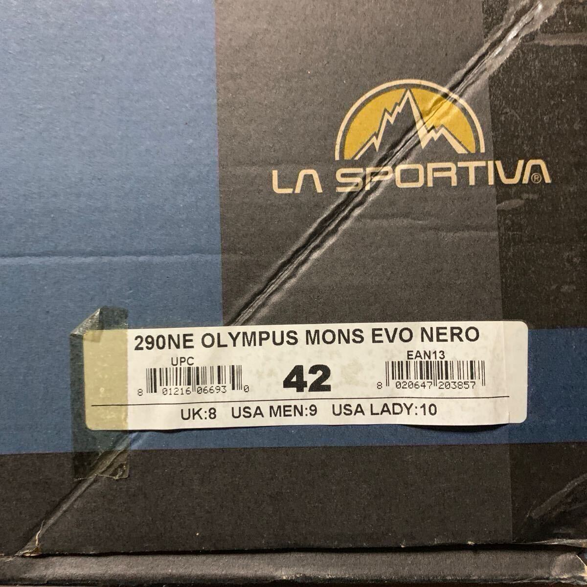 Yahoo!オークション - LA SPORTIVA OLYMPOS MONS EVO NERO EU42 スポル...