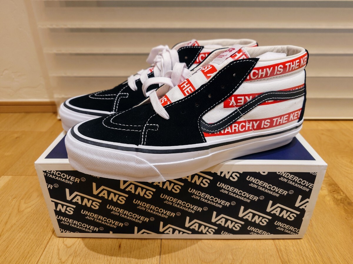 新品 undercover × vans sk8 mid 27.5cm red アンダーカバー 新品 undercover × vans sk8 mid 27.5cm red アンダーカバー