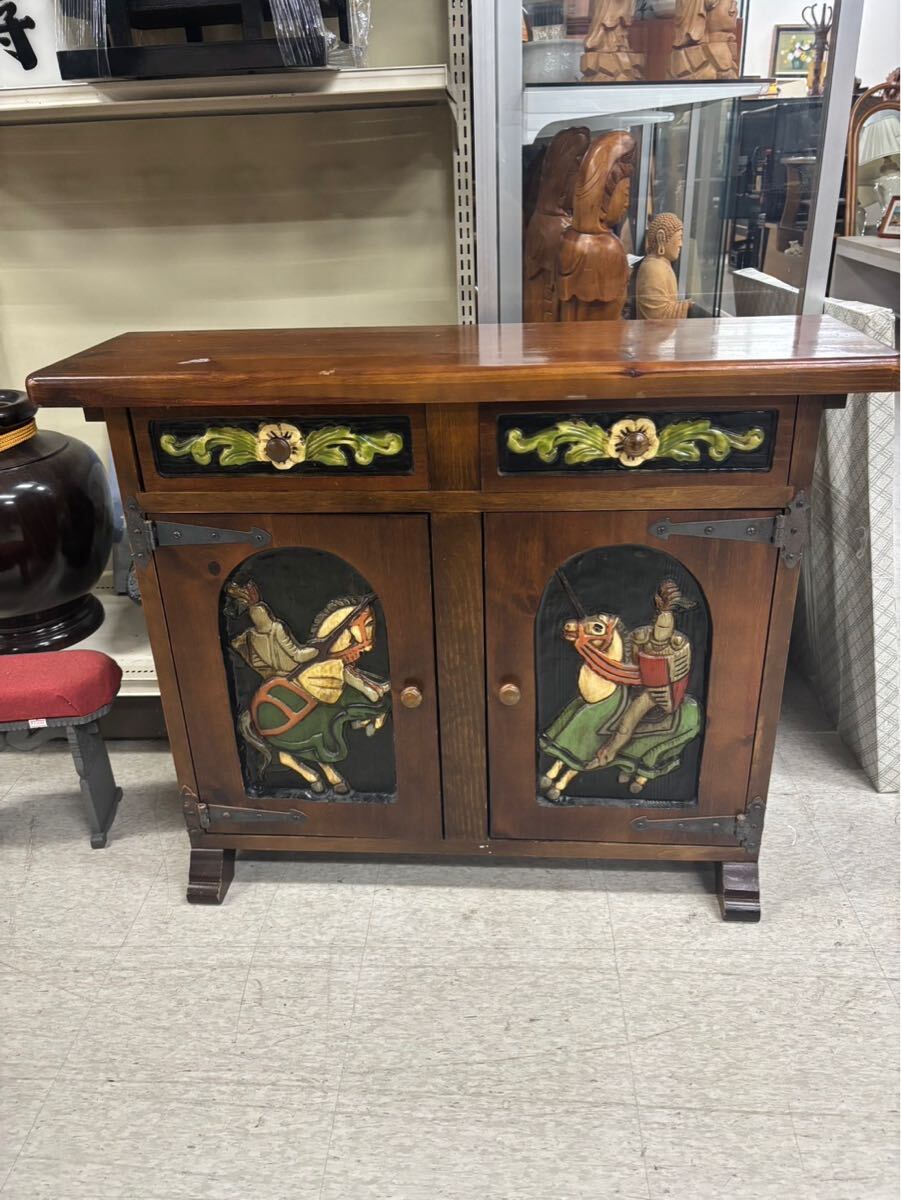 Yahoo!オークション - スペイン サイドボード アンティーク レトロ 飾...