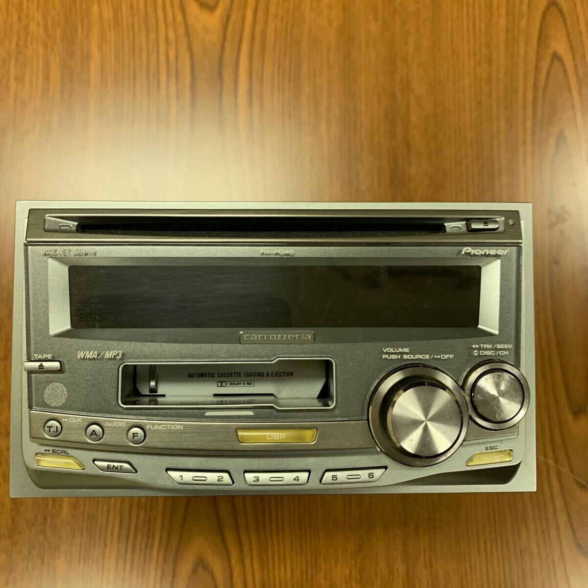 Yahoo!オークション - カロッツェリアPioneer FH-P040 CD カセット カ...
