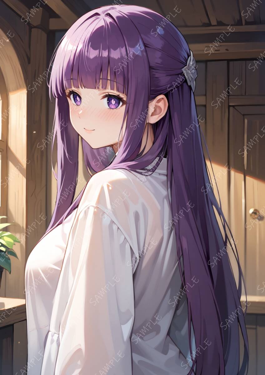 Yahoo!オークション - 【A4 ポスター 美女 4k 高画質】 葬送のフリーレ...