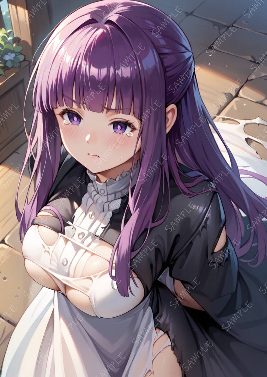 Yahoo!オークション - 【A4 ポスター 美女 4k 高画質】 葬送のフリーレ...