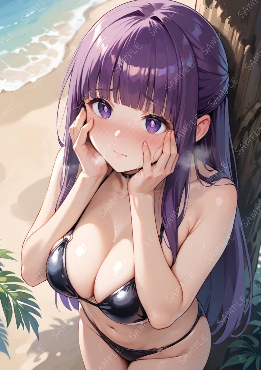 Yahoo!オークション - 【A4 ポスター 美女 4k 高画質】 葬送のフリーレ...