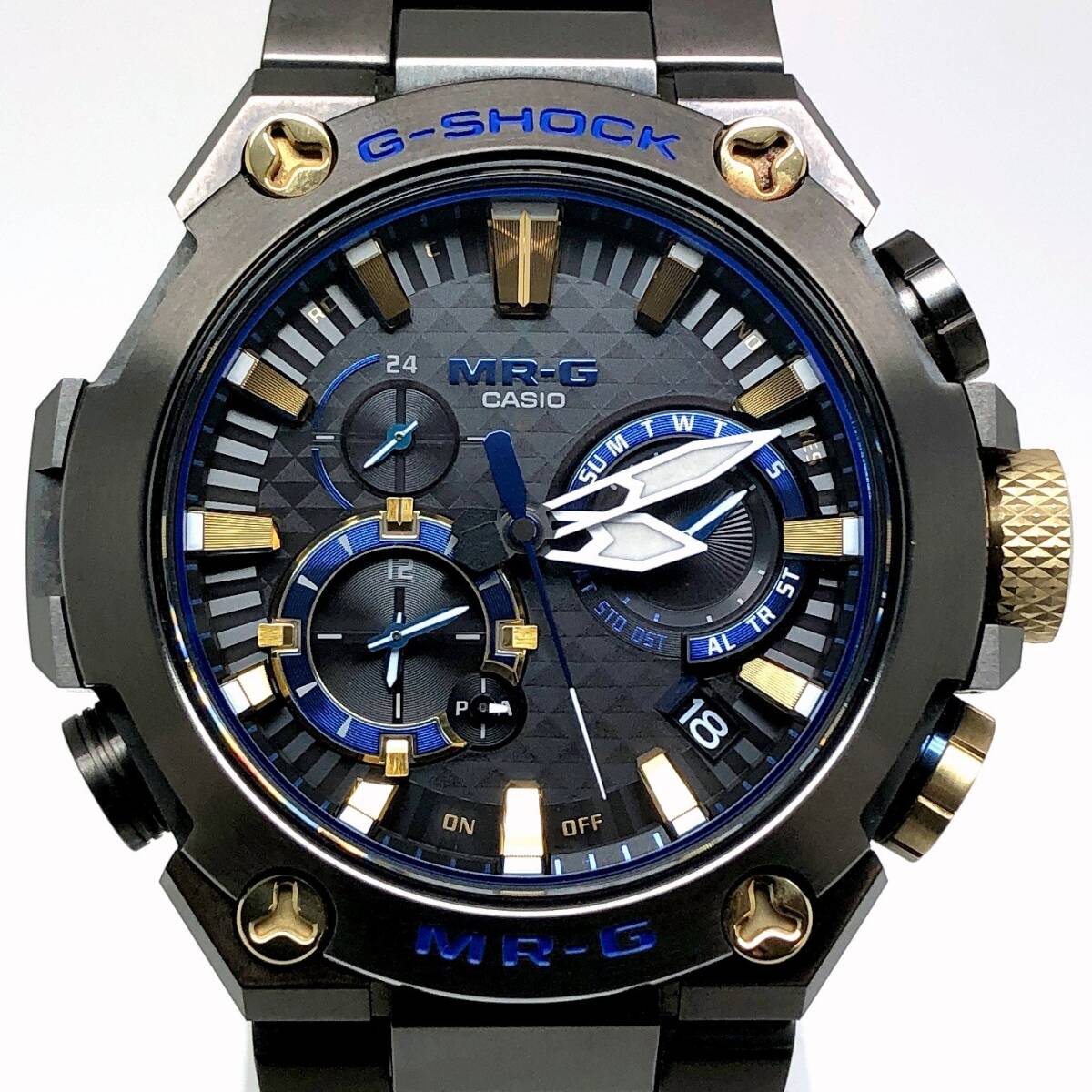 極美品 ケース付 G-SHOCK MRG-B2000B-1A MR-G 勝色 フルメタル 極美品 ケース付 G-SHOCK MRG-B2000B-1A MR-G 勝色 フルメタル