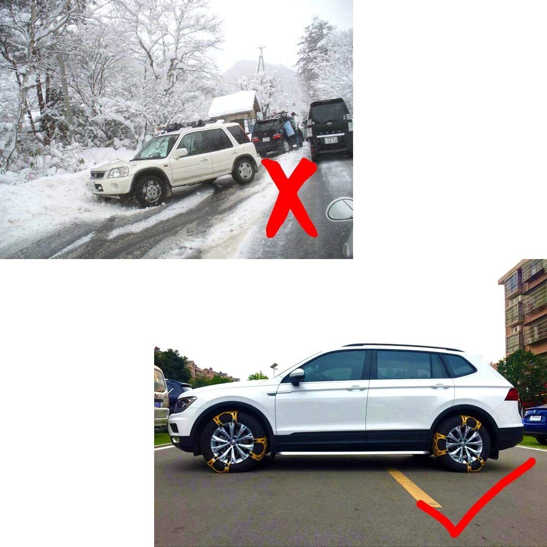 Yahoo!オークション - タイヤチェーン 非金属 対応タイヤ幅165～265mm