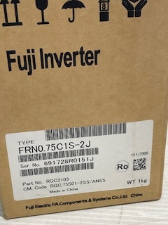 Yahoo!オークション - FUJI/富士電機 FRN0.75C1S-2J インバーター リユ...