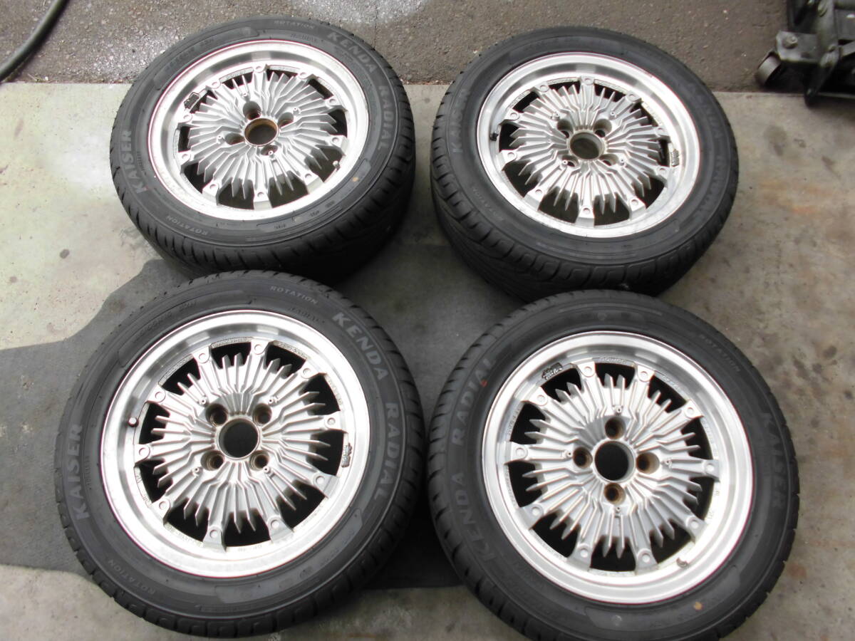 Yahoo!オークション - 当時物 無限 CF-48 15インチ 6JJ オフセット38 P...