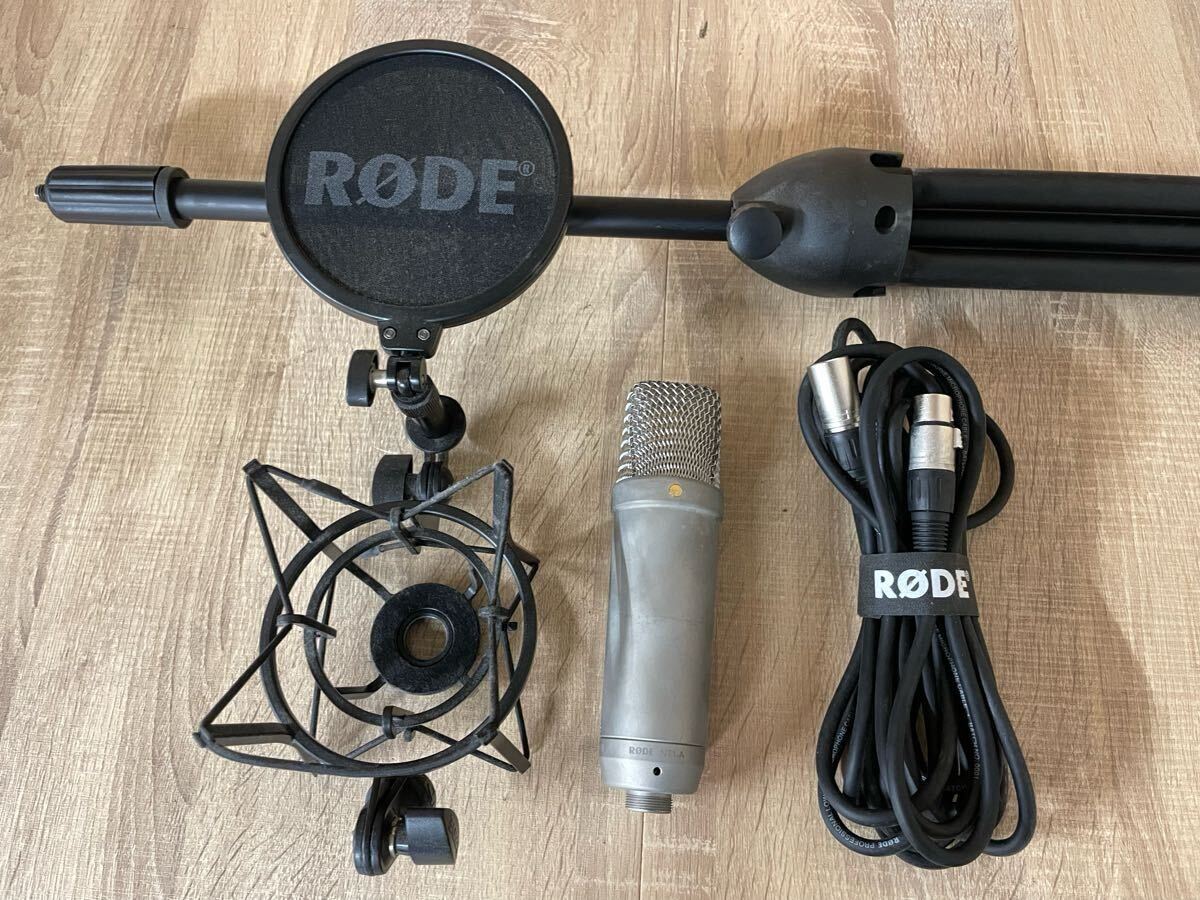 Yahoo!オークション - RODE ロード コンデンサーマイク NT1-A 三脚スタ...
