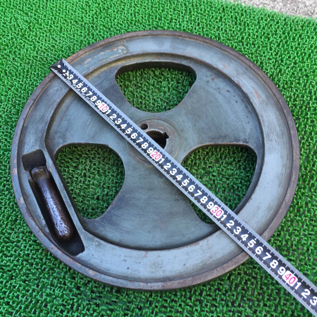 Yahoo!オークション - ヤンマー フライホイール NK2 ハンドル付き 動輪...